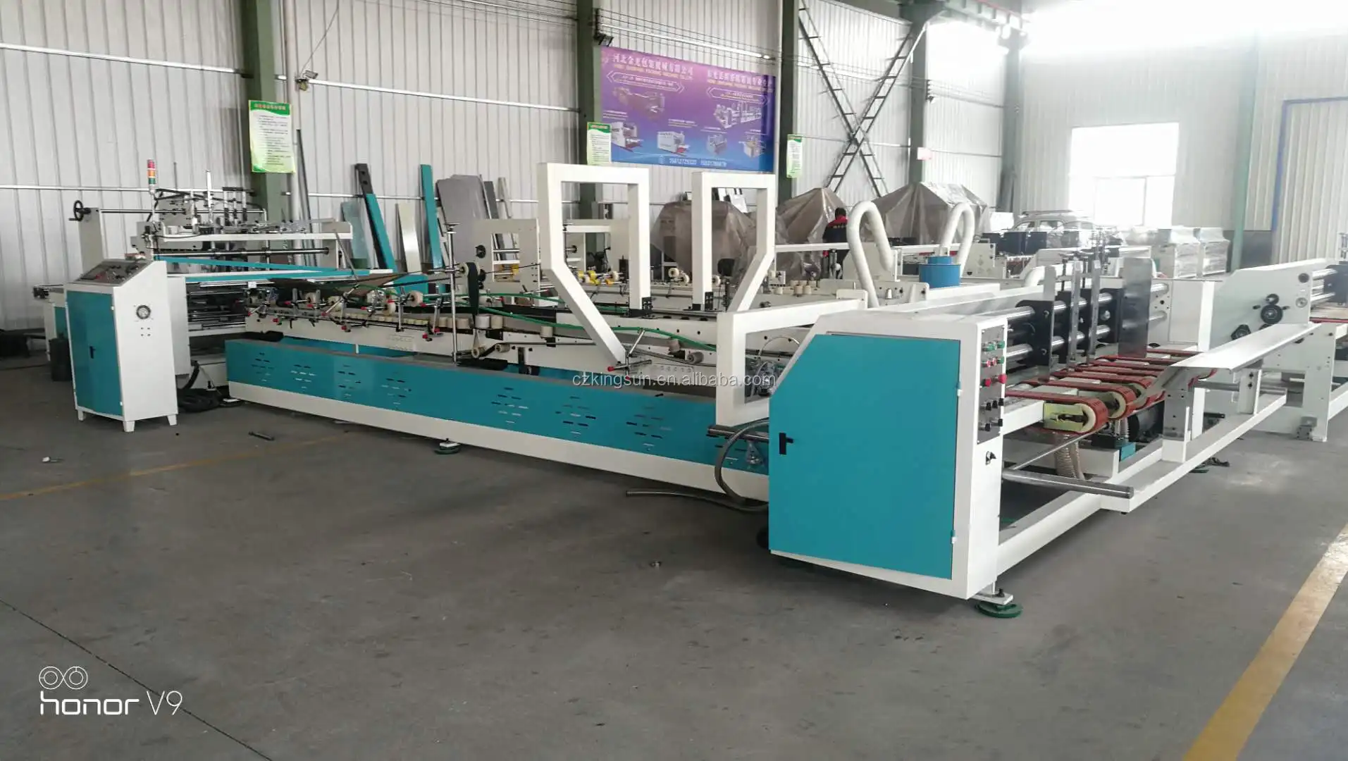 Auto Cardboard Box Carton Box Folder Gluer Machine Price For Carton Box ...