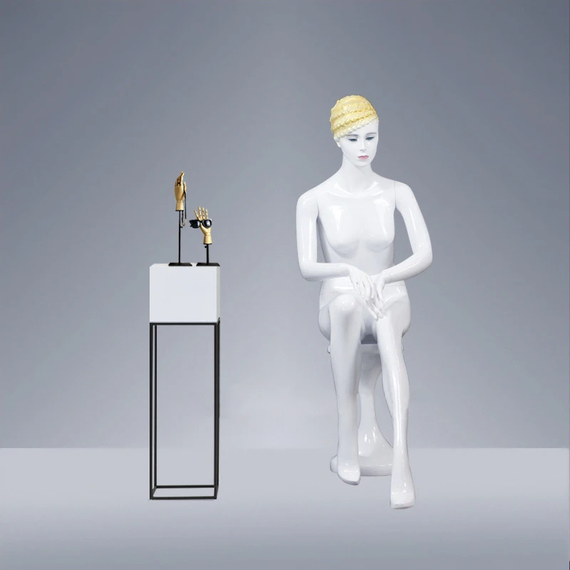 Realistic Plus Size Naked Female Mannequin for Display