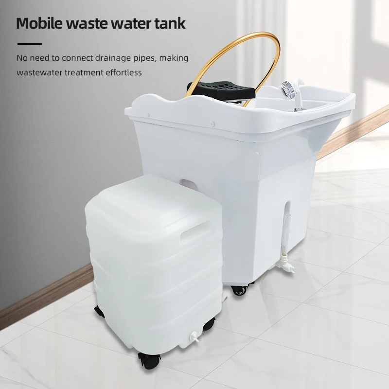 Portable Head Spa Shampoo Basin Water Circulation Salon Furniture ...