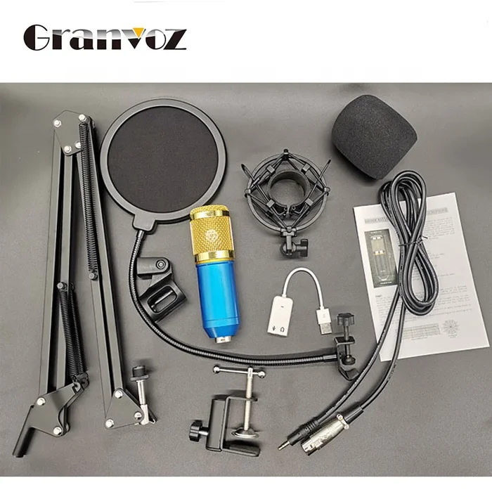 Bm 800 Microphone Kit Instrument Condenser Usb Studio Microphone For ...