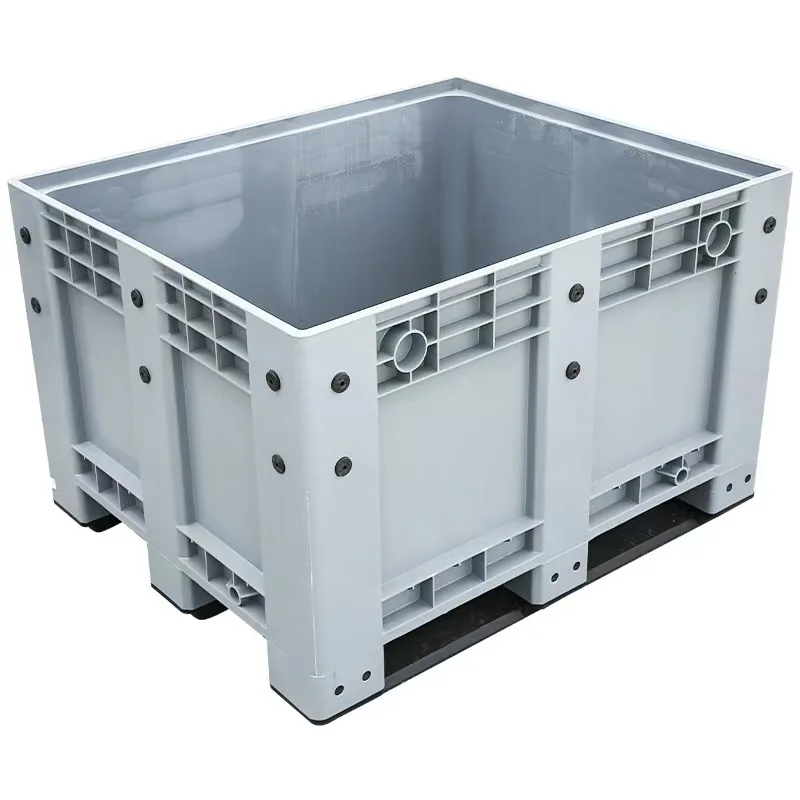 PP Collapsible Solid Plastic Pallet Box for Logistics Storage| Alibaba.com
