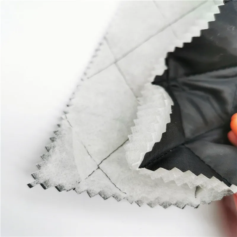 Quilting Back Side Lining 100% Polyester With Diamond Pattern Quilted ...