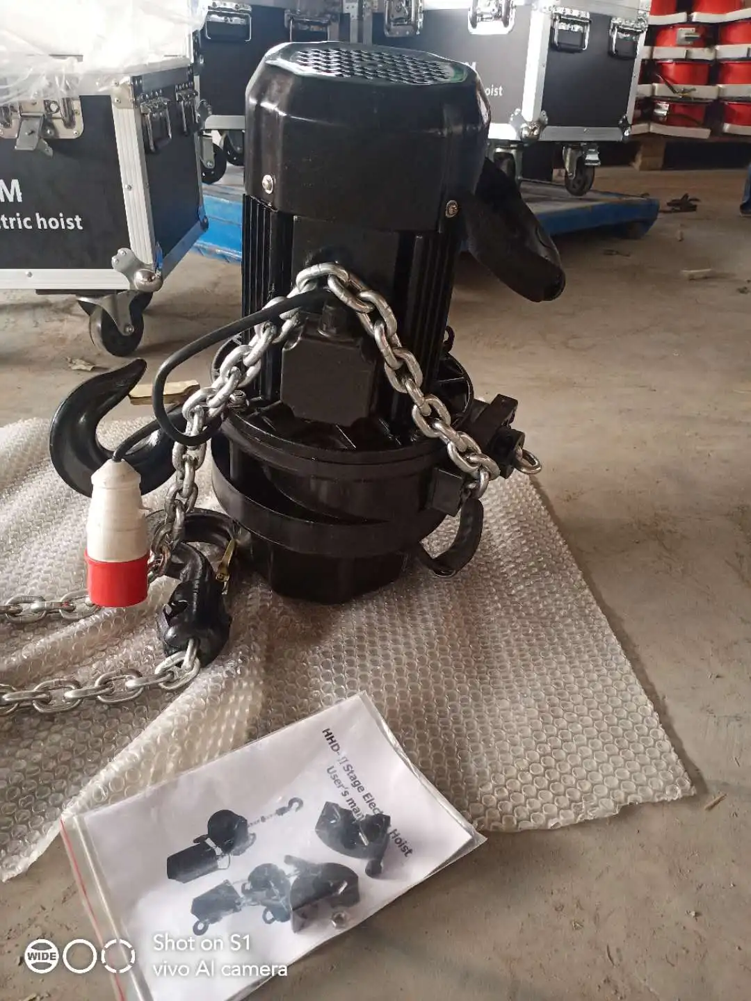 1 Ton Upside down Series Chain Hoists - SHUHUI Electric Lift Winches