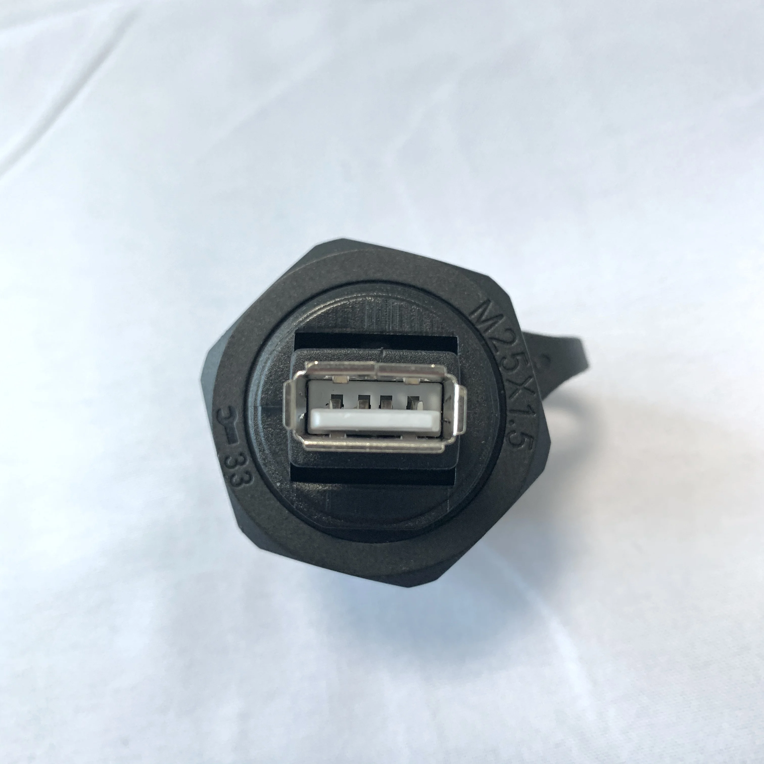 Micro Waterproof Coupler Ip67 Usb Connectors Female Panel Usb 2.0 ...