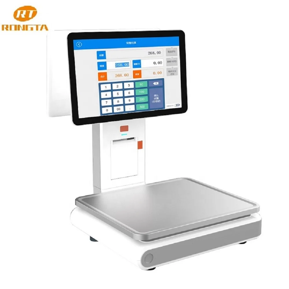 Rongta Aurora Y1 Touch Weight Scale - Pc-Waagen for Supermarkets