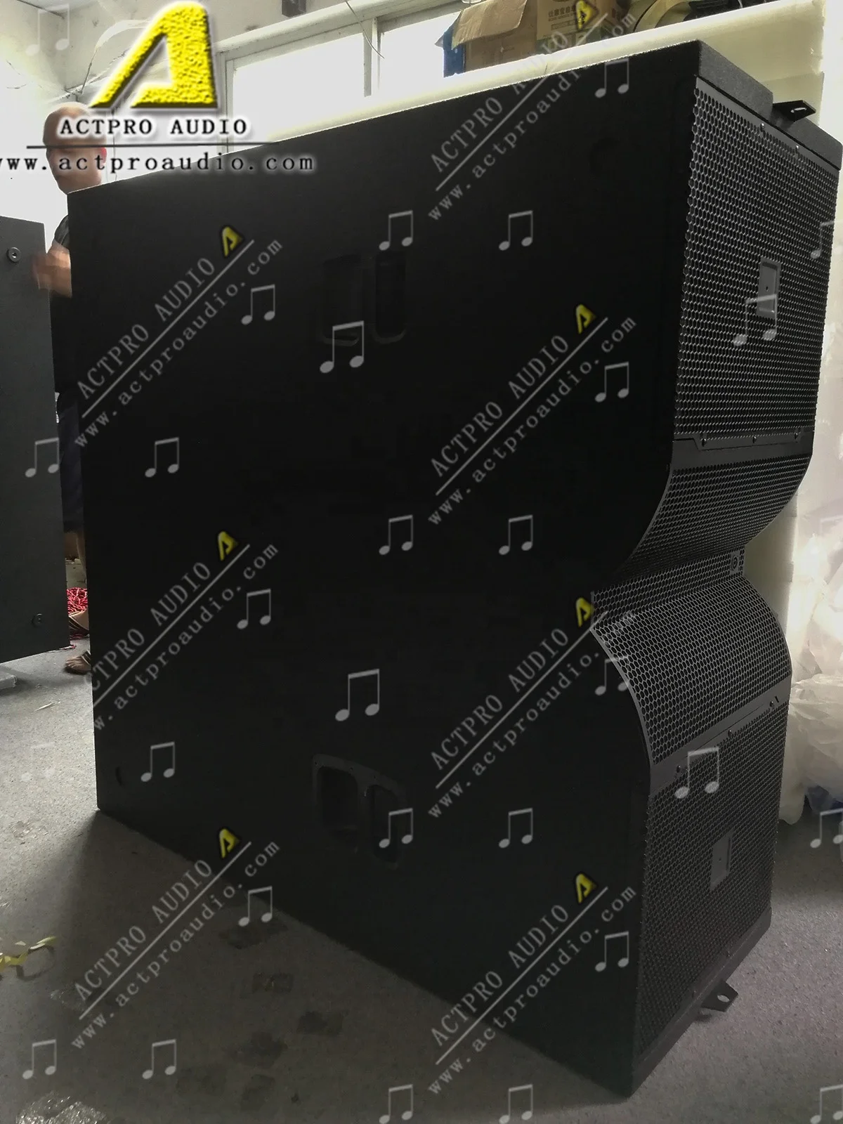 Power Subwoofer G28 Dual 18 Inch Sub-Bass V25 Double 15 Inch Line Array ...