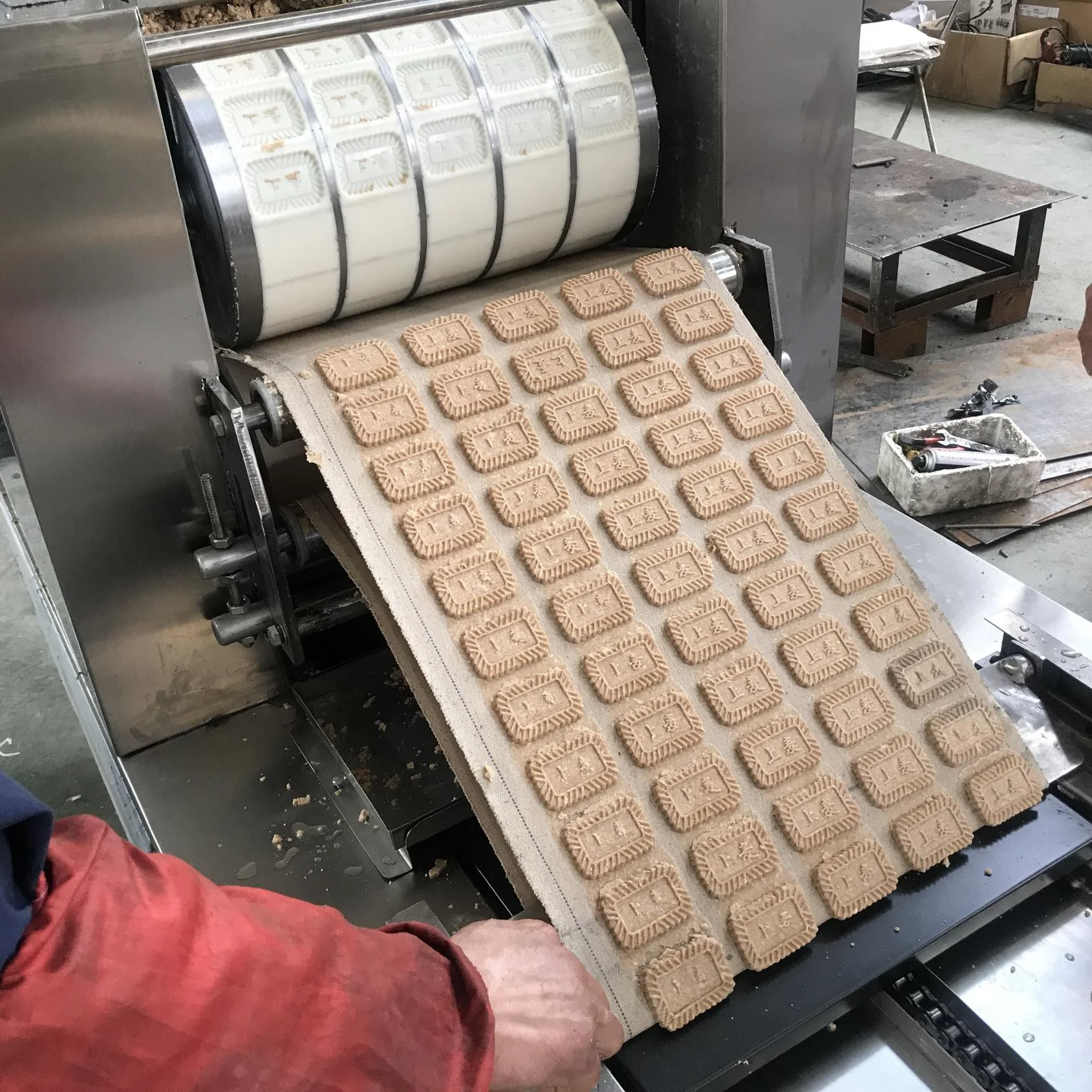 Automatic Rotary Moulding Machine for Biscuits Industry / Biscuit ...