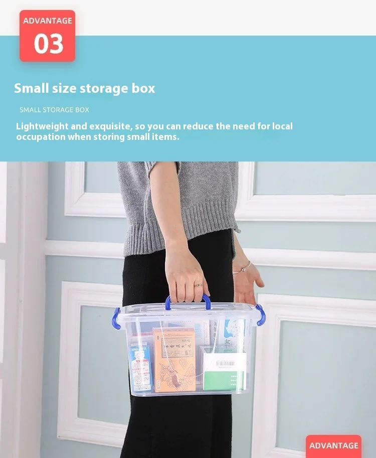 Modern Transparent Plastic Storage Box PP Household Quilt Clothes Toy ...