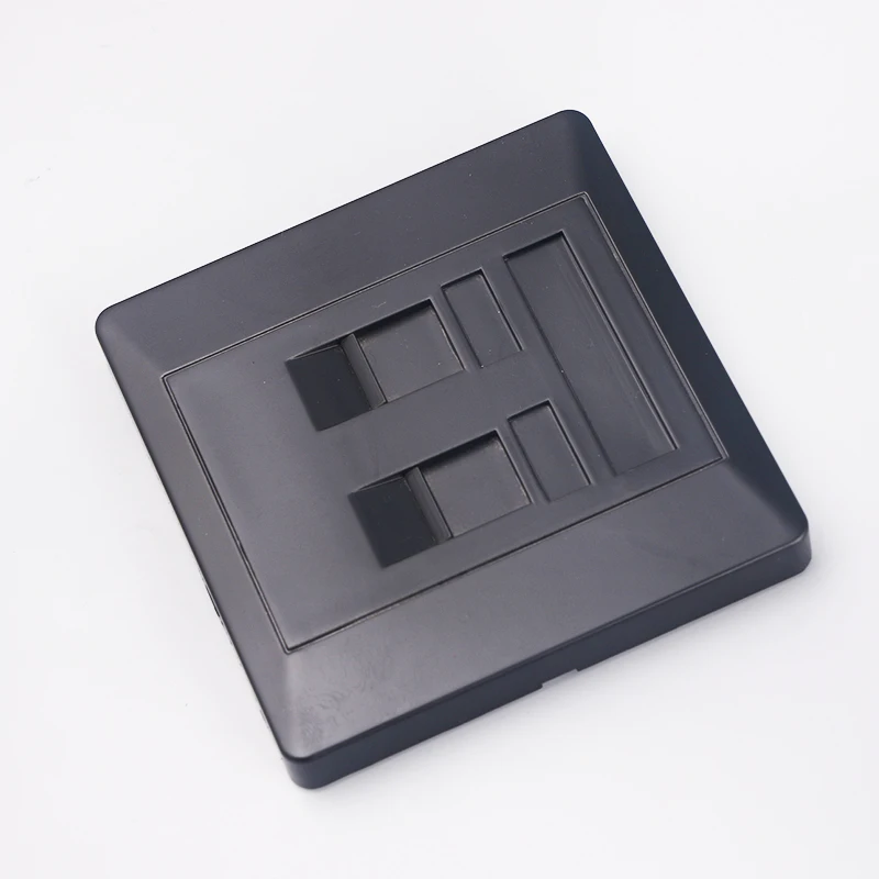 Network Double Port Face Plate,Dust-proof Protection Rj45 Face Plate ...