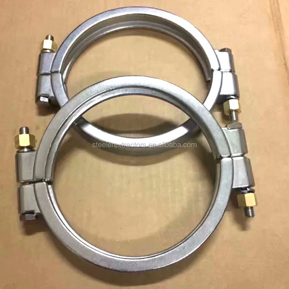 Double Pin Sanitary Tri Clamps Ss304 4" 6" Sanitary High Pressure Tri ...