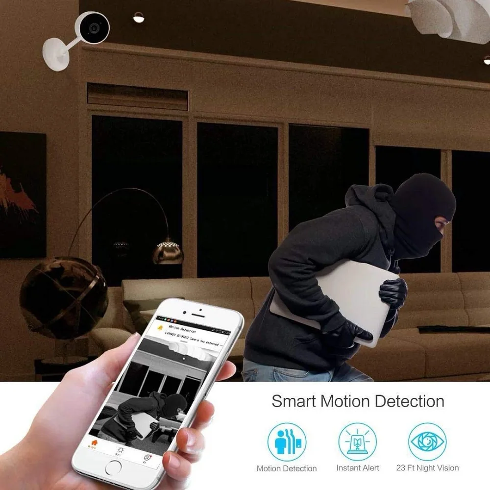 Tuya Camera - Smart Life App. Iot Device with Night Vision
