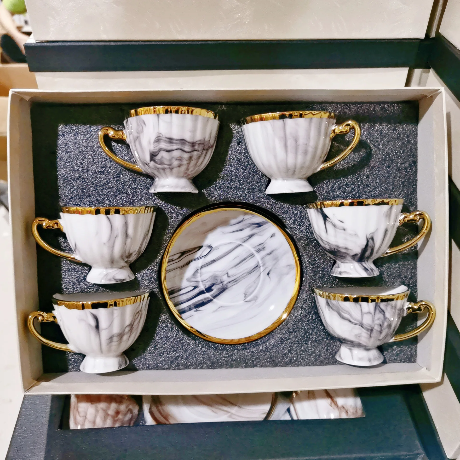 Wholesale Factory Price Nordic Style Luxury Electroplate Tea And Coffee ...