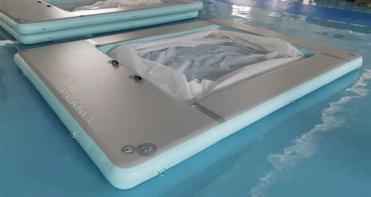 Durable Drop Stitch Portable Floating Ocean Sea Swimming Yacht Pool ...