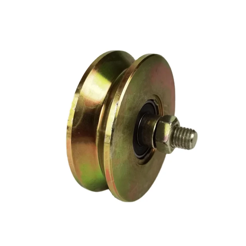 V-groove Sliding Gate Roller With Single Bearing And Screw,Nuts And ...