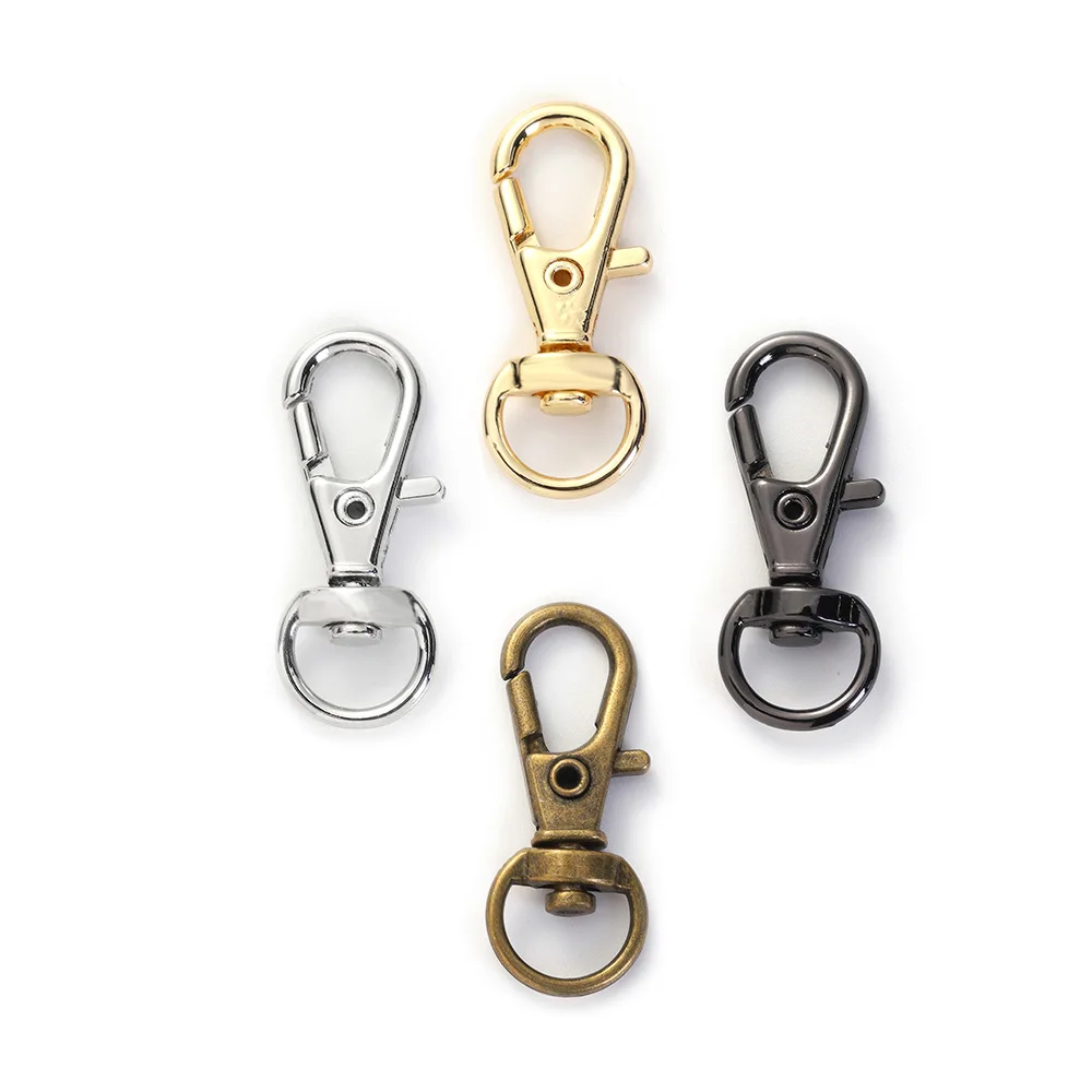 Zinc Alloy Lobster Claw Clasp Swivel Snap Hook Key Chain Accessory OEM