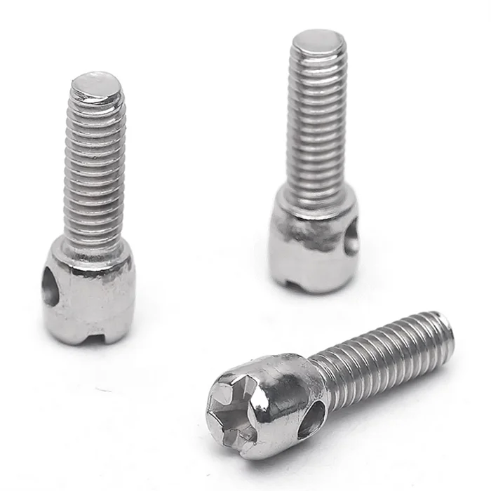 Din 404 M3 M4 M5 M6 Stainless Steel Meter Sealing Slotted Capstan Screw ...