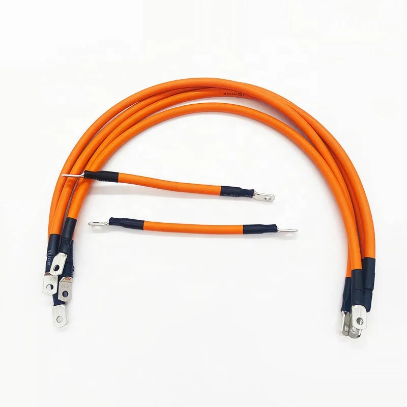 Orange XLPE Silicone Shielded 1500V HV High Voltage Cable