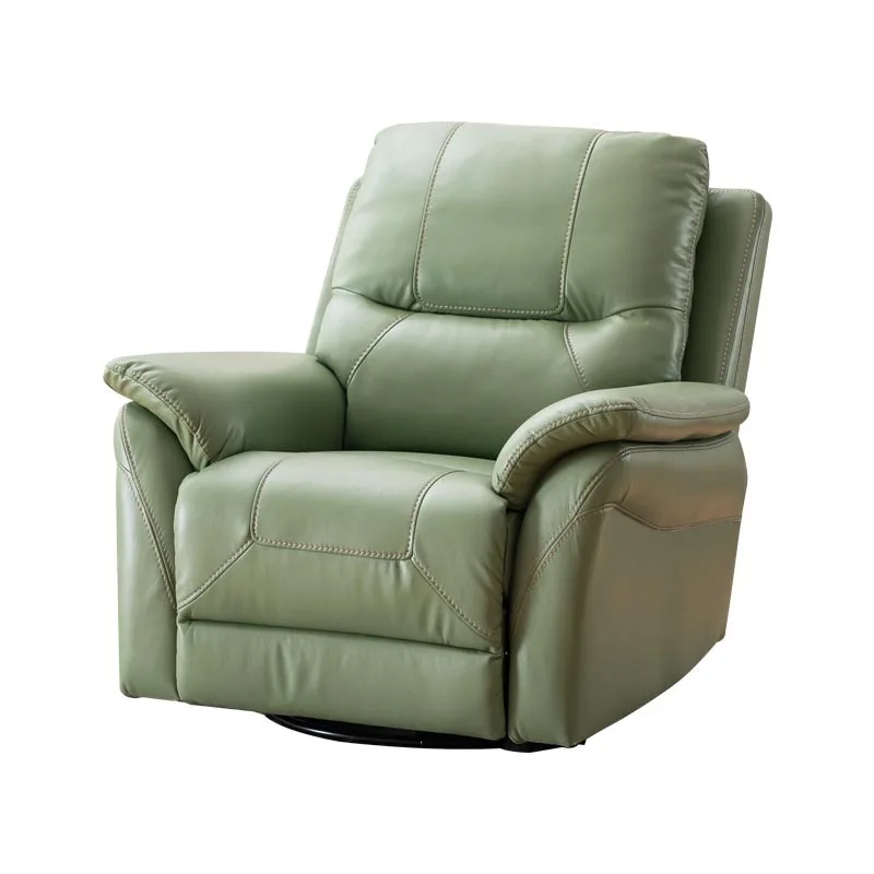 Modern Design Air Leather Recliner Chair Wood Frame With Extendable ...