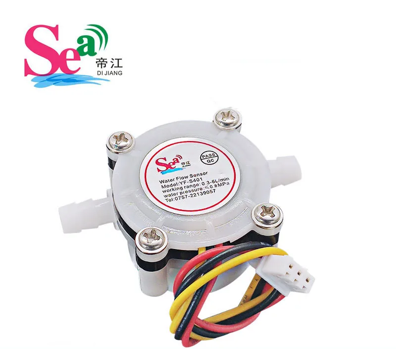 YF-S401 Water Magnet Flow Sensor With Small inner Diameter 2mm Flow ...
