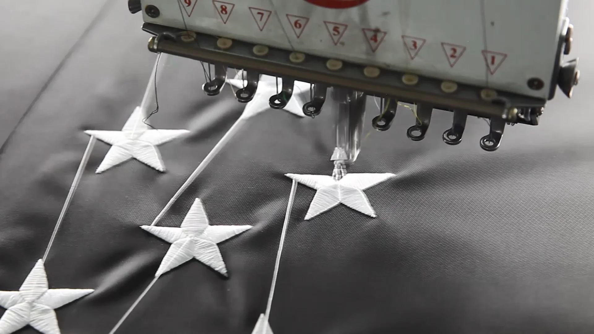 American Flag 3x5 Ft Pole Sleeve Banner Style-embroidered Stars Mini ...