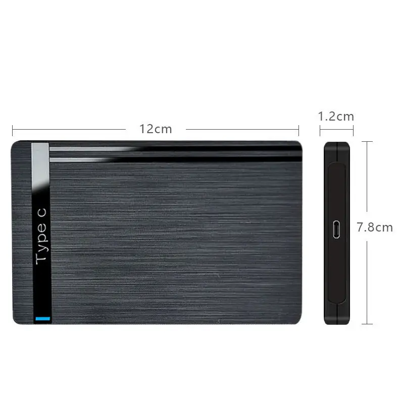 Shuole Plastic External Hard Drive Enclosure Case SATA to USB 3.1