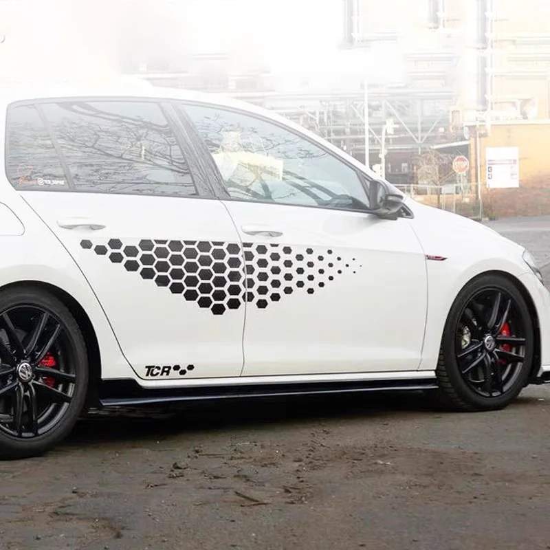 TCR Body Kit for VW Golf 7.5 GTI - Carbon Black ABS Side Skirts for ...