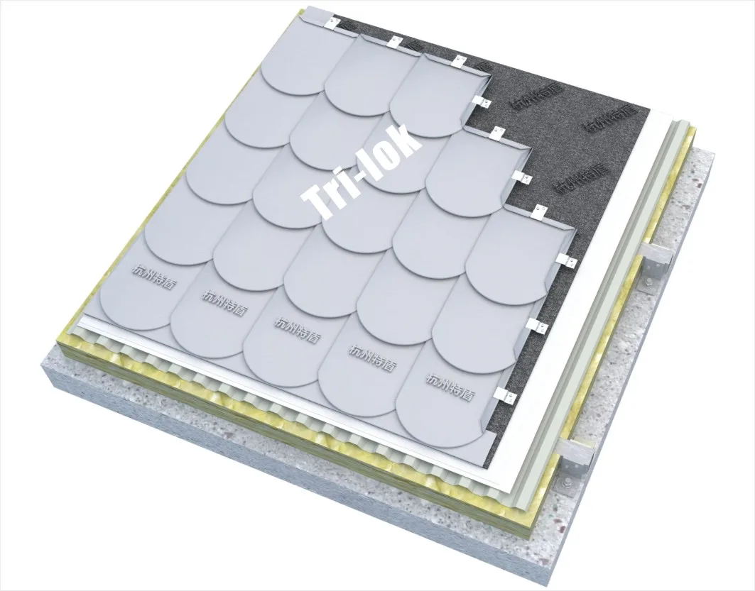 Trilok Rheinzink Titanium Zinc Interlocking Roofing,Wall Cladding ...