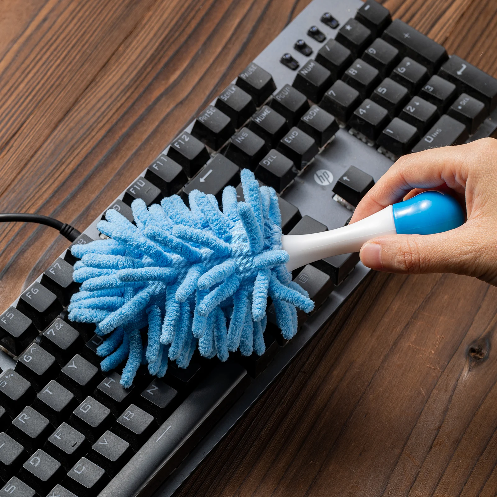 Mini Small Keyboard Computer Desk Chenille Microfiber Duster Cleaner ...