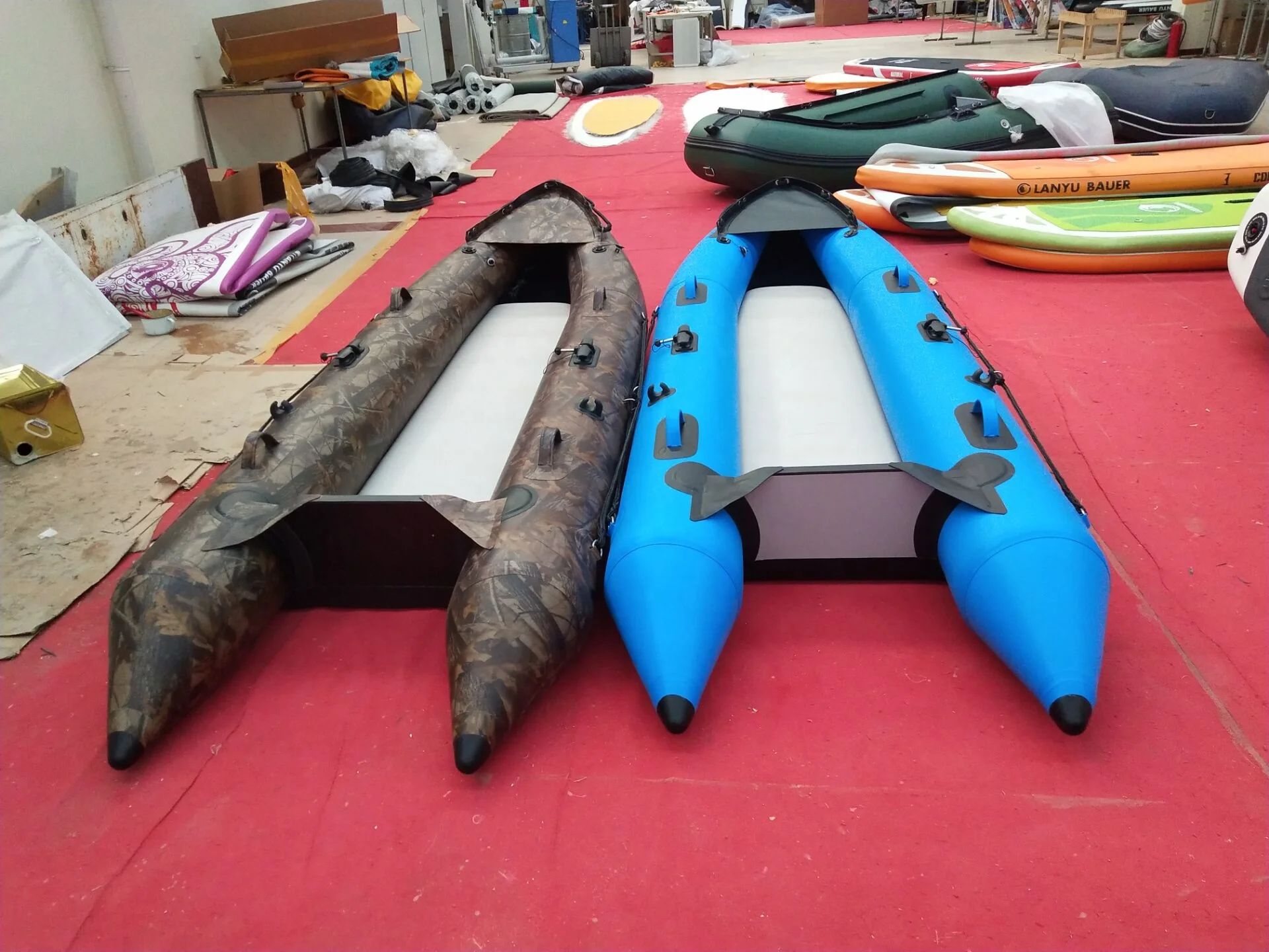 Inflatable Kayak Pvc Kayak Canoe With Transom - Buy Inflatable Kayak ...