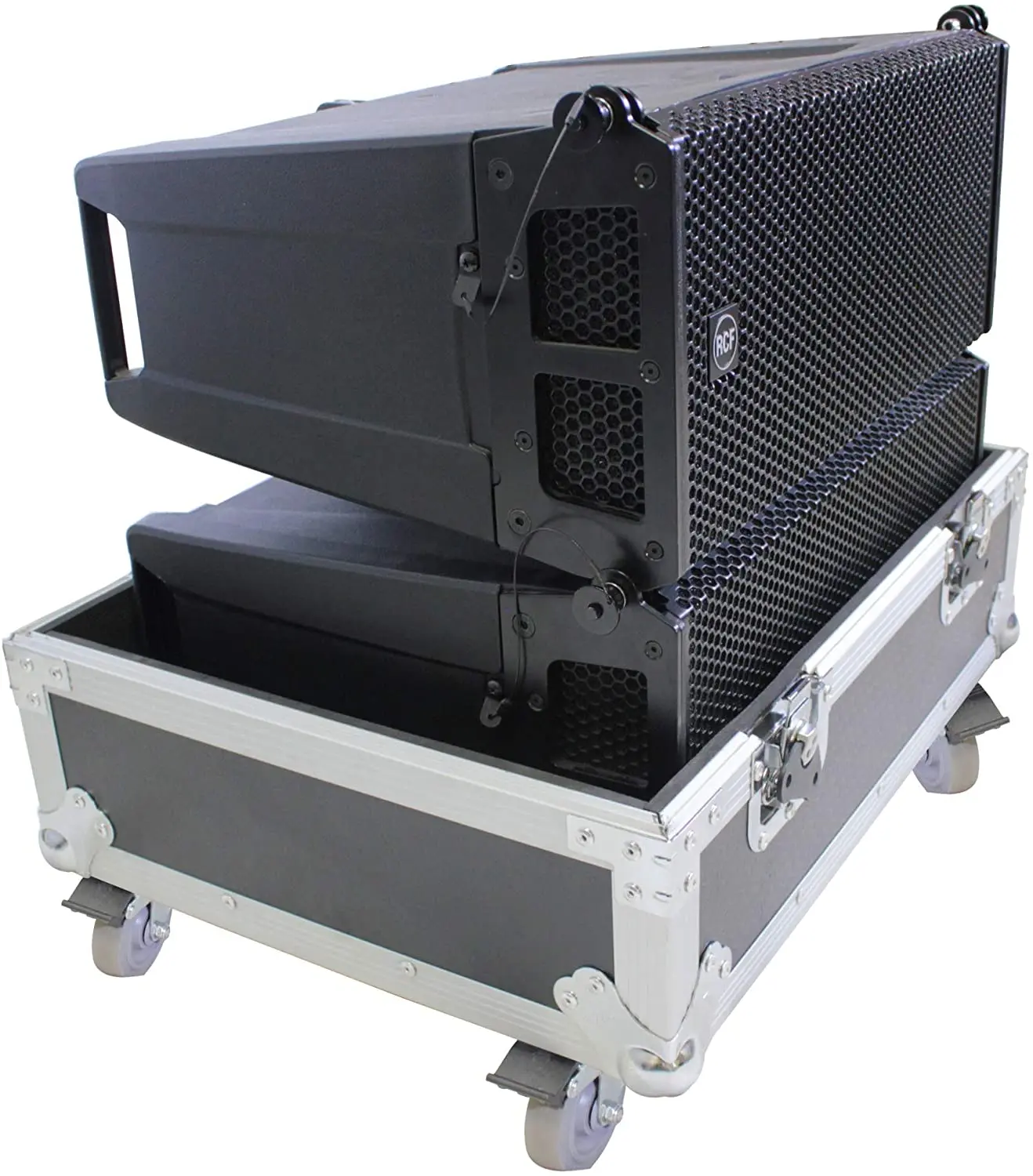 Lucky Case Line Array Flight Case For 2 Rcf Hdl6-a Speakers With Wheels ...