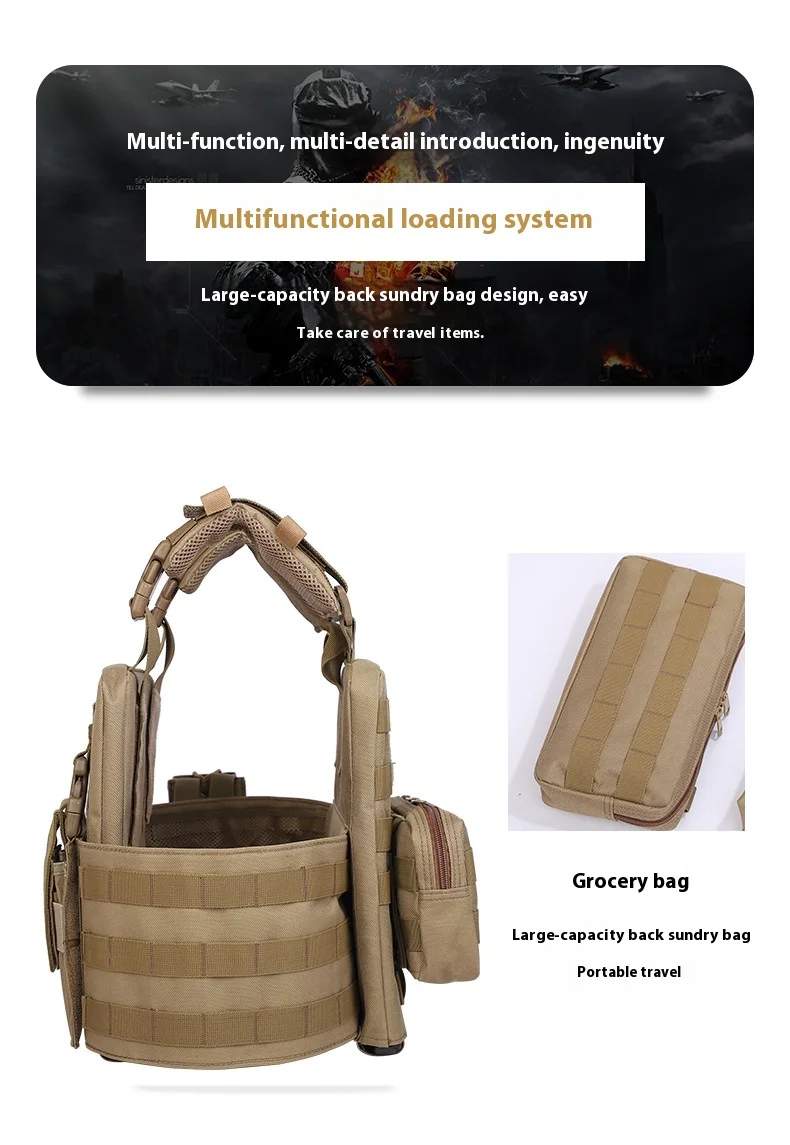 2020 New CPC Outdoor Tactical Vest Multifunctional Camouflage Clothing ...