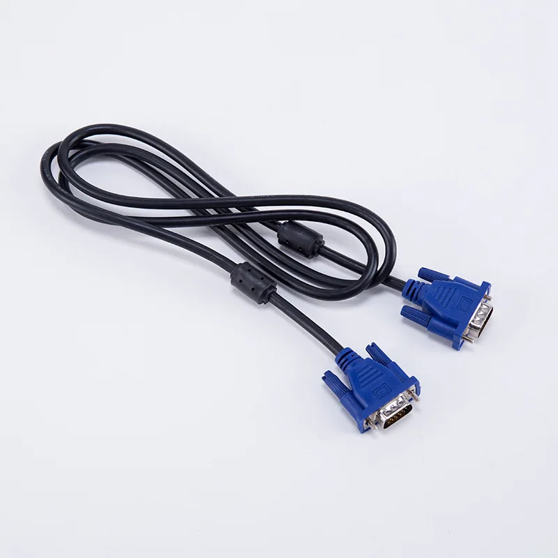VGA Cable Male to Male Copper Conductor 15-Pin PVC Jacket 1080P ...
