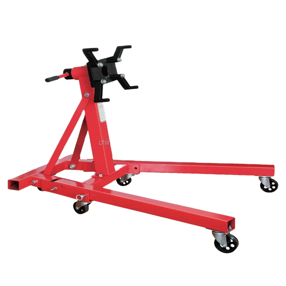 Heavy-Duty 2000lbs Adjustable Rotating Engine Lift Stand Car Truck ...