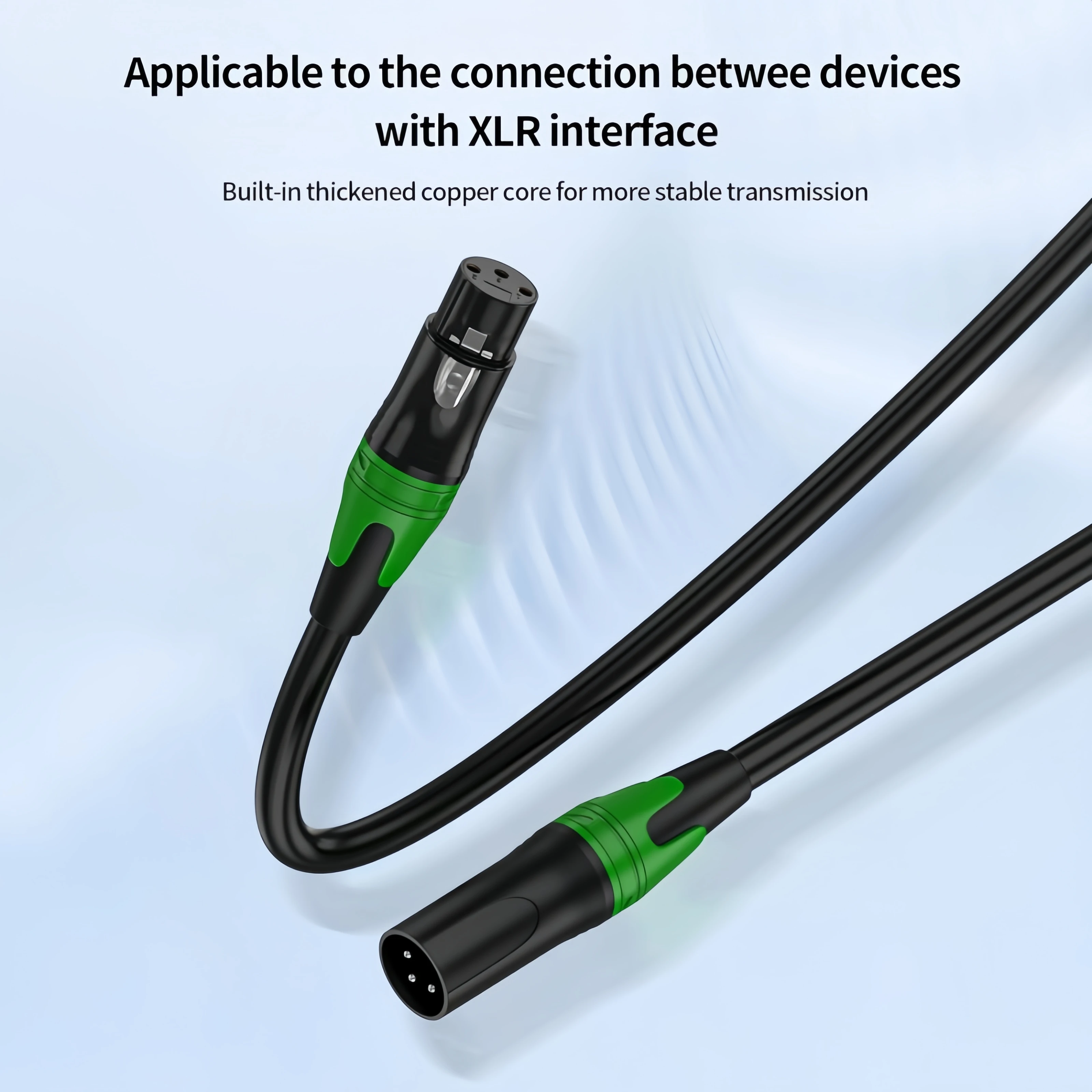 3m 3 Pin Connector Plug Xlr Female To Xlr Male Cable For Hifi Speaker ...