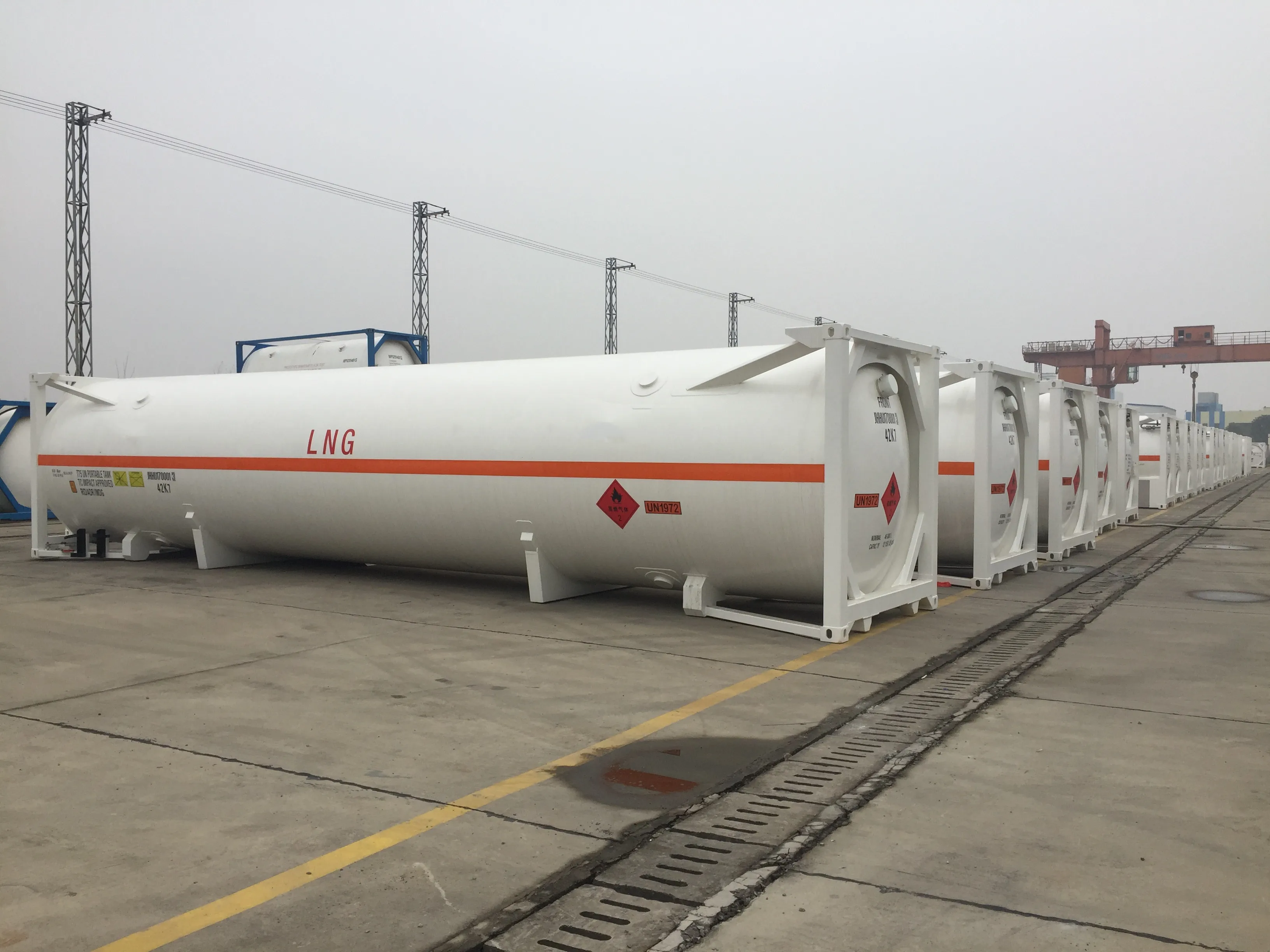 40 Feet T75 LNG Tank Container - High Quality & Certificated