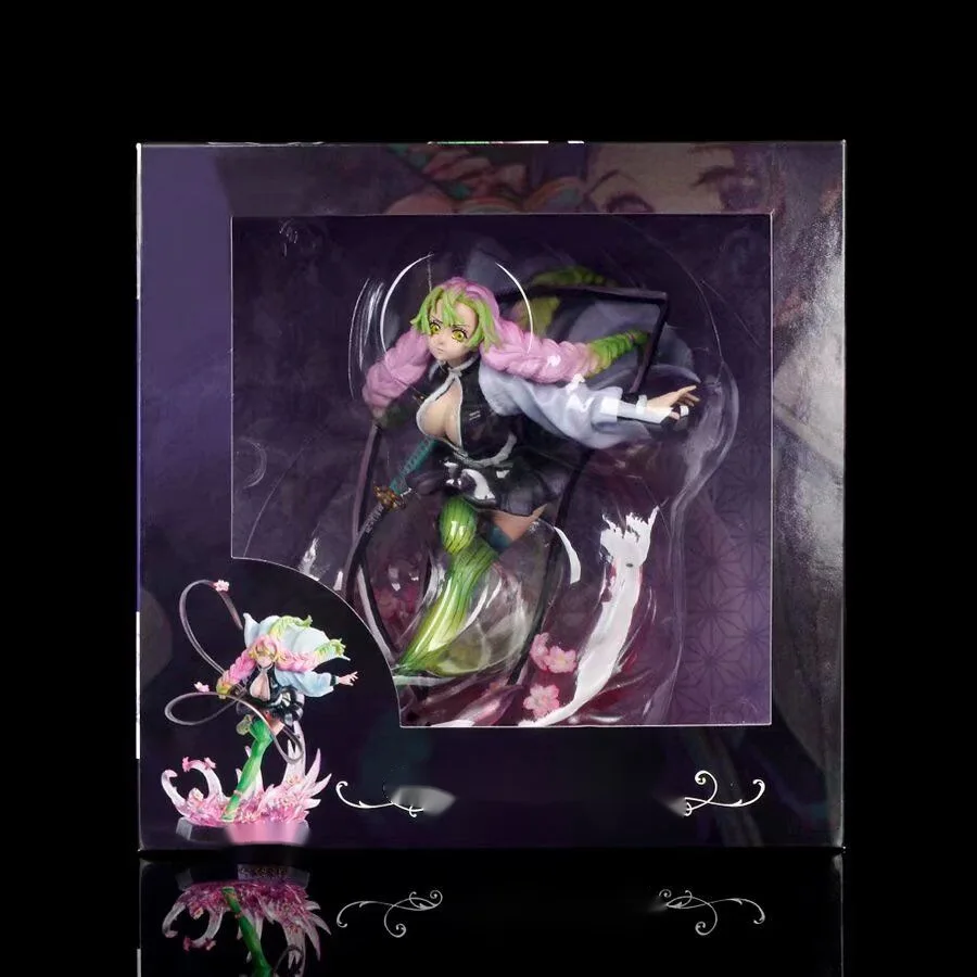 22cm Demon Slayer Kanroji Mitsuri Kanzaki Aoi Action Figures Anime Love ...