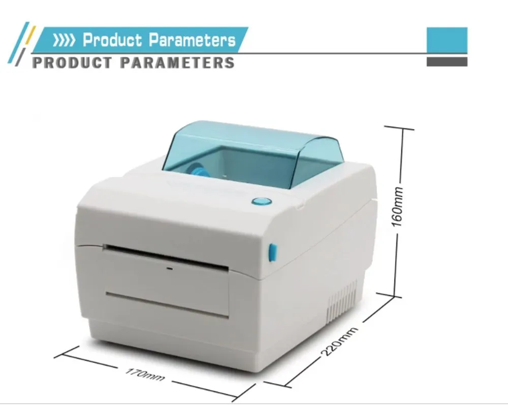 Fast Dispatch Thermal Label Printer 4x6 High Quality Jp-cc410 Direct ...