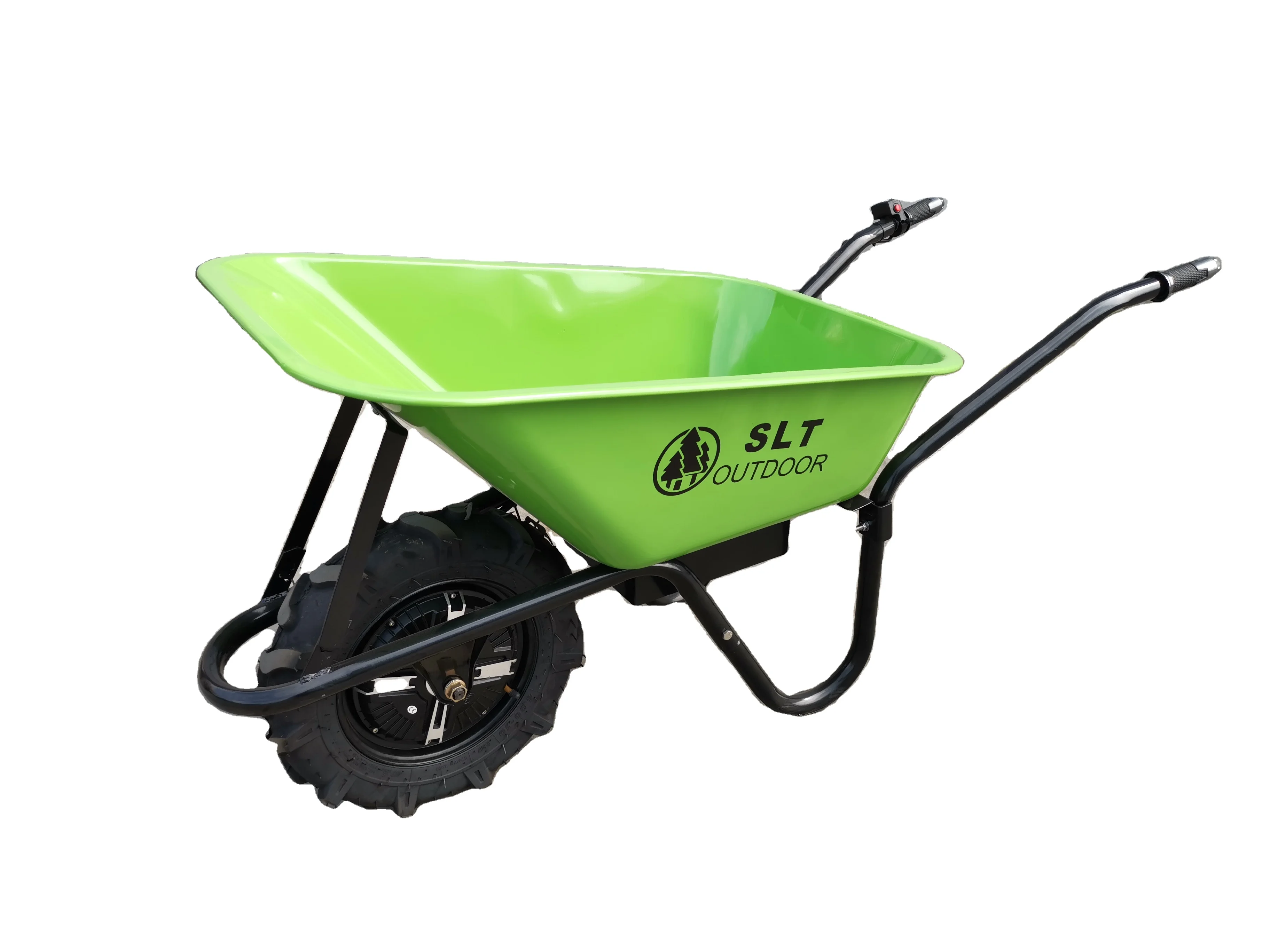 Electric Wheelbarrow - Durable Metal Frame & 150kg Capacity