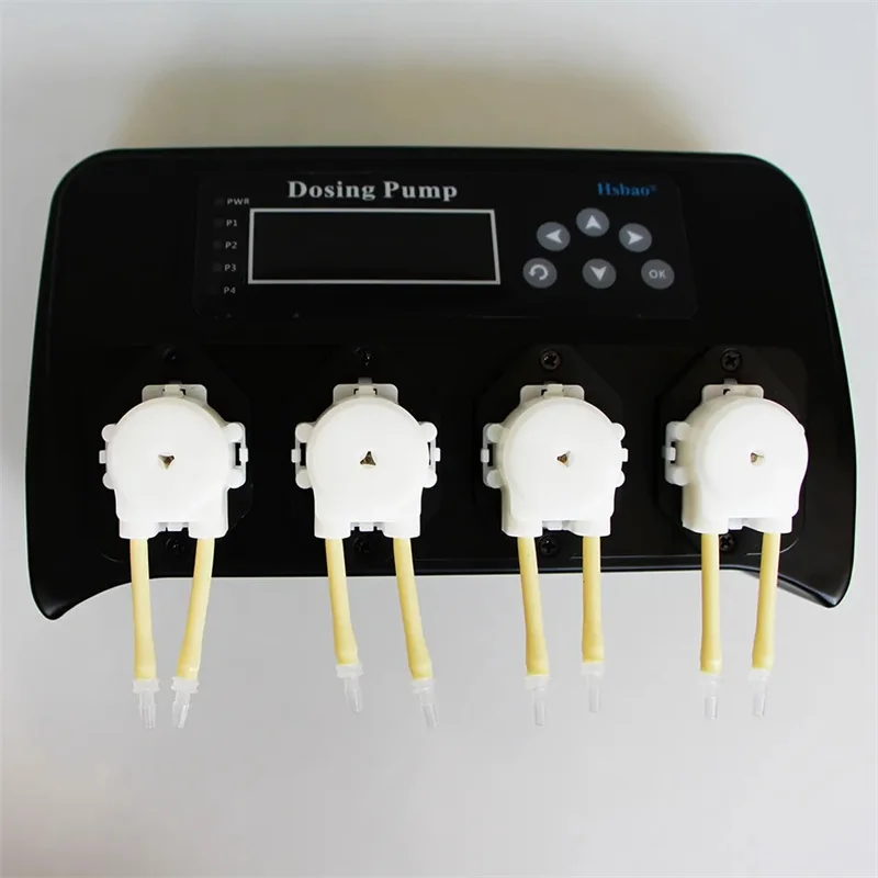 JUYANG Automatic Nutrient Doser - 4 Channel Auto Dosing Pump for Aquariums