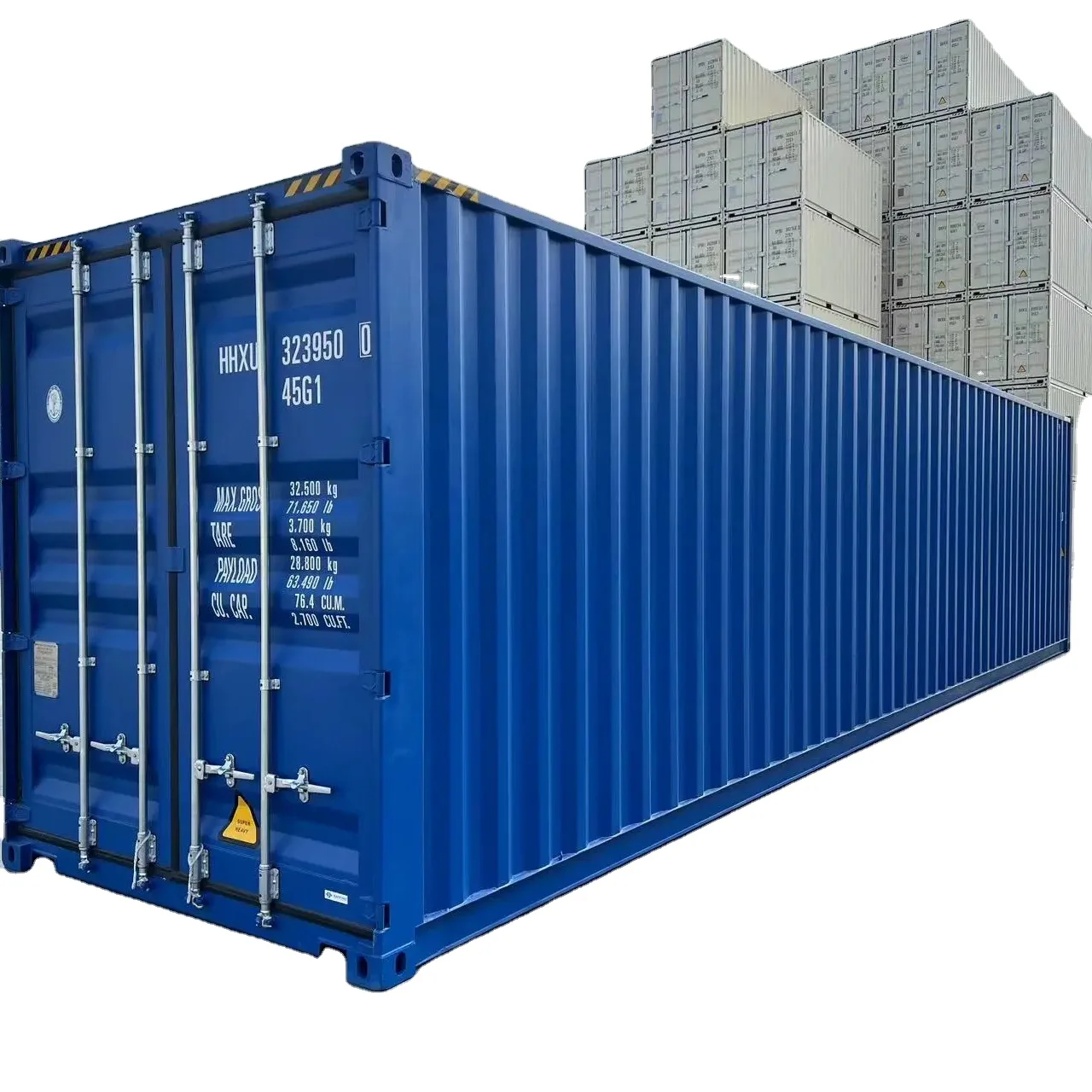20ft 40ft High Cube Used Dry Cargo Iso Second Hand Shipping Containers ...