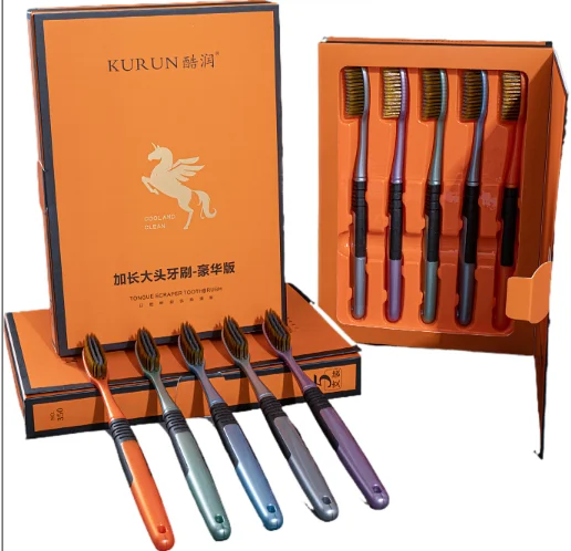 Spot Extended Extended Brush Head Couple Family Soft Hair Long Head ...