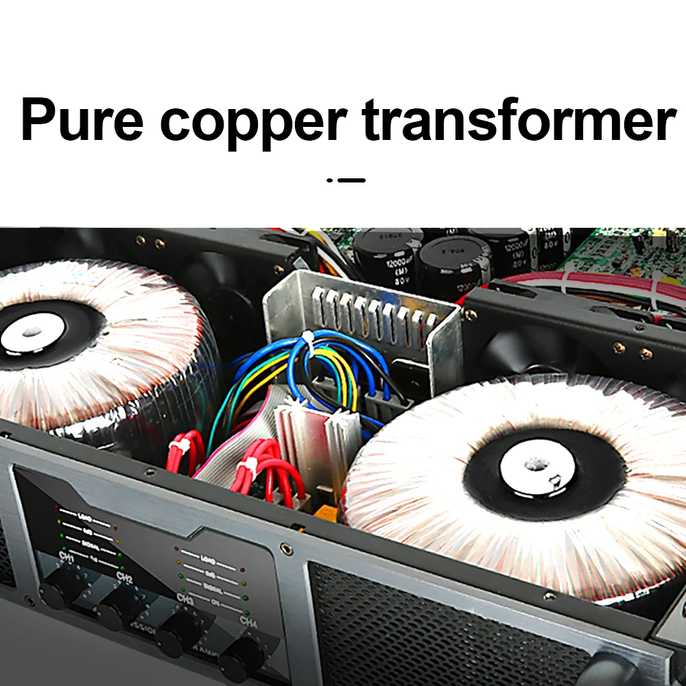 Biner 11000s 4-channel 1100w*4 Audio Power Amplifier 2u Professional ...