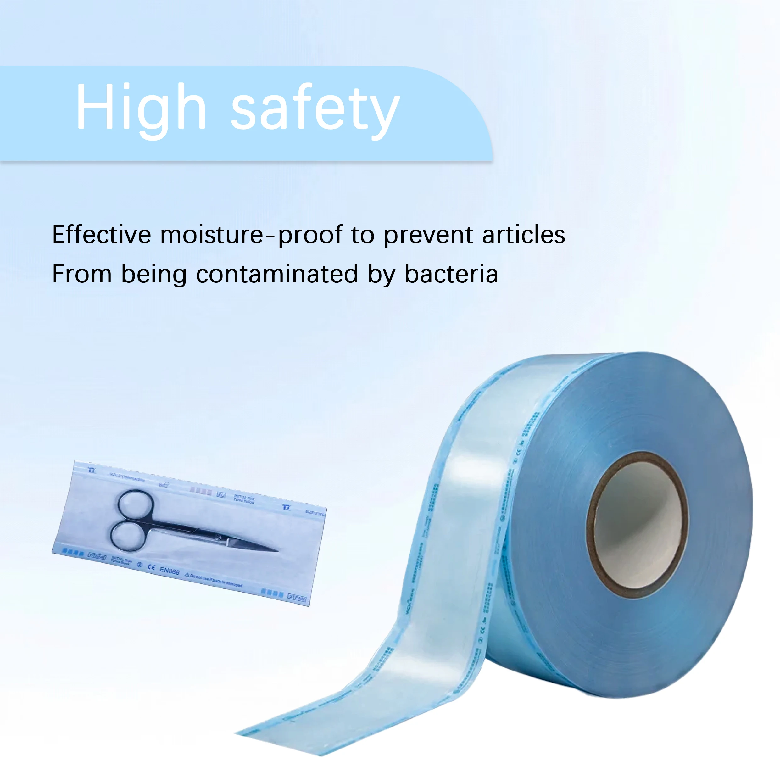 Strict Hygiene Standards Medical Roll Disposable Sterilized Packaging ...