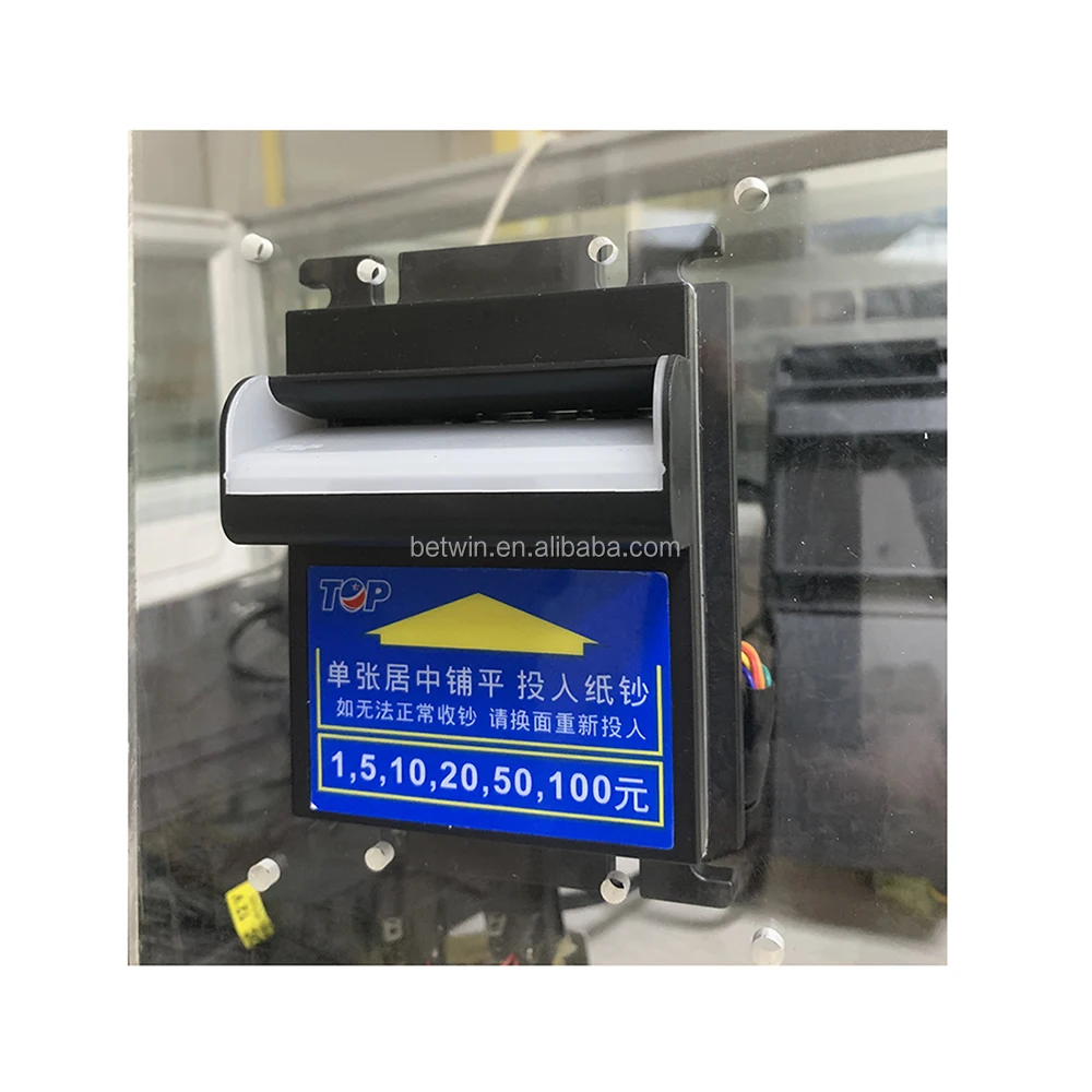 Vending Machine TOP ICT PA7 Cash Box Bill Acceptor Claw Machine