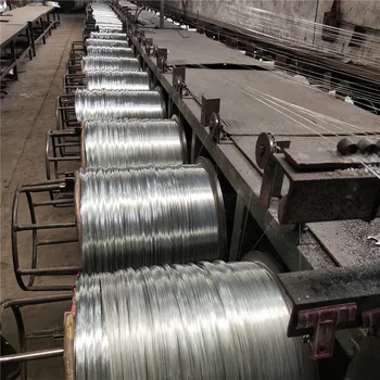 40lines Galvanized Wire Production Line For 0.7mm Binding Wire - Buy ...