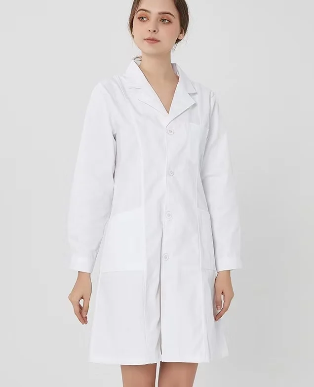 100% 棉质医疗制服医生 & #039;s制服白色实验室外套| Alibaba.com