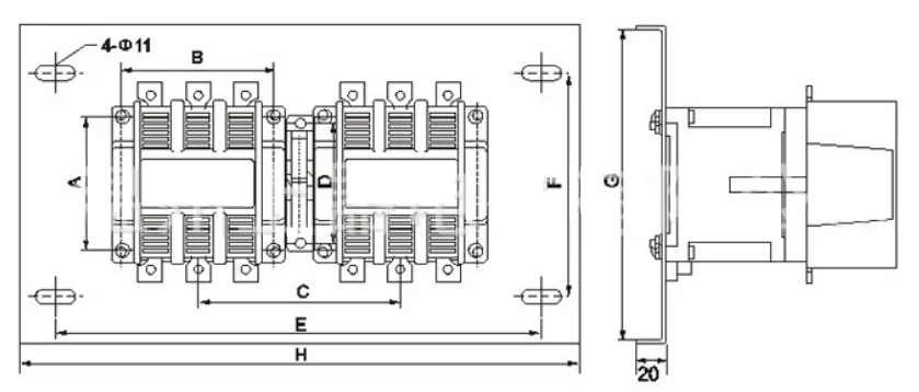 Silver Contact Cj20 Series 220v 380v Ac Contactor 3 Poles Magnetic ...