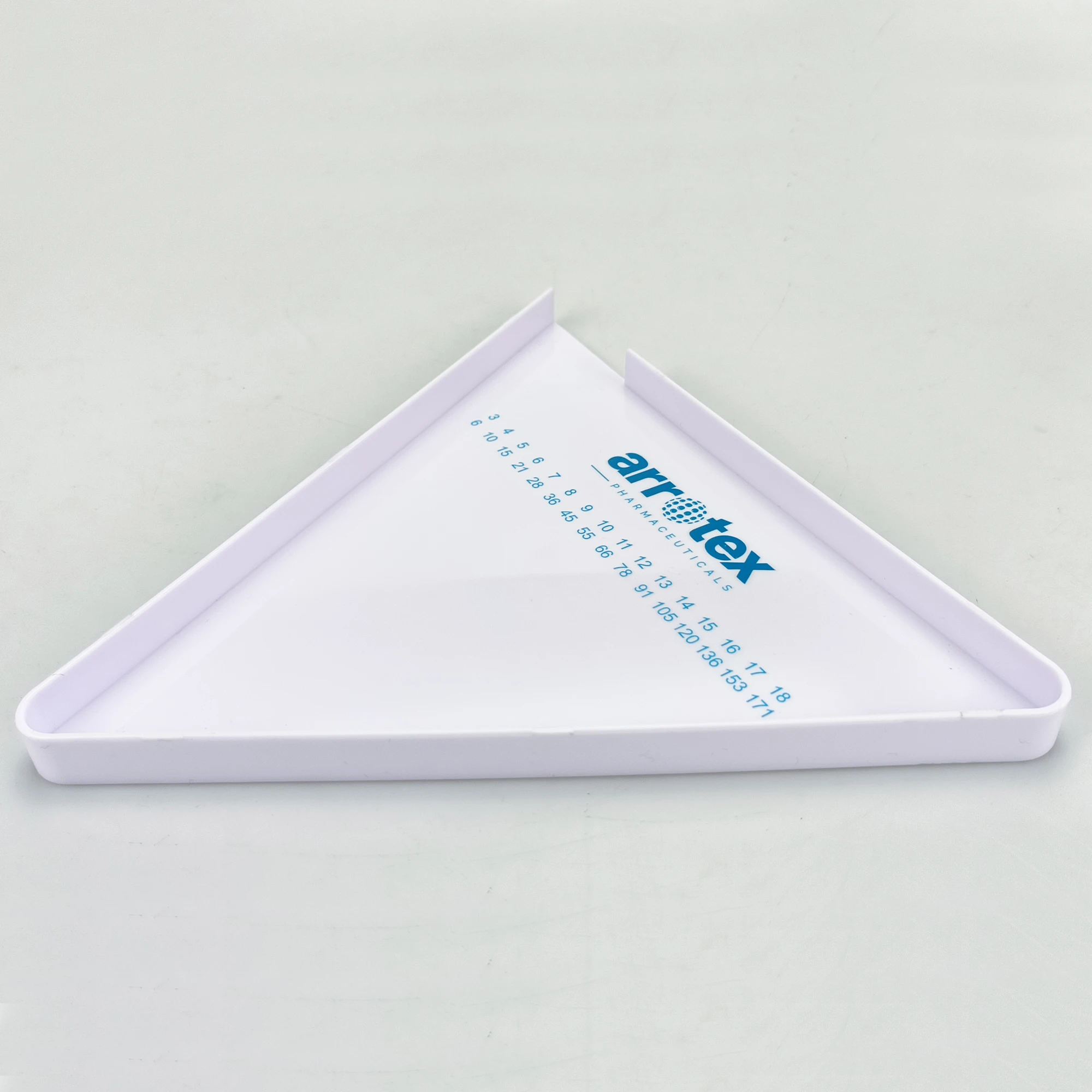 Pharmacy Use ABS Triangle Tablet Capsule Pill Counting Trays