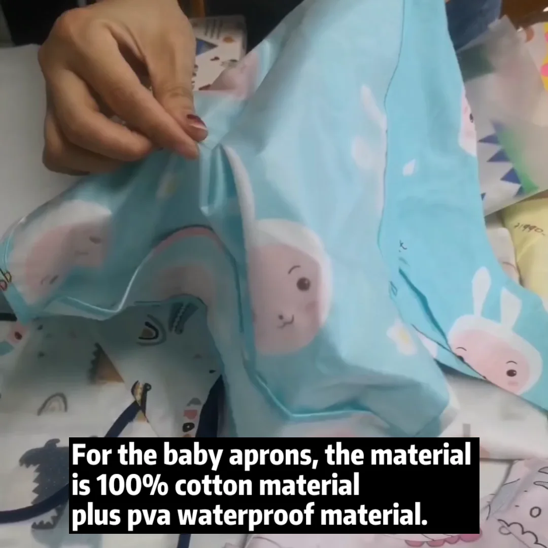 Baby Waterproof Gowns Children Anti-dressing Baby Eating Clothes Long ...