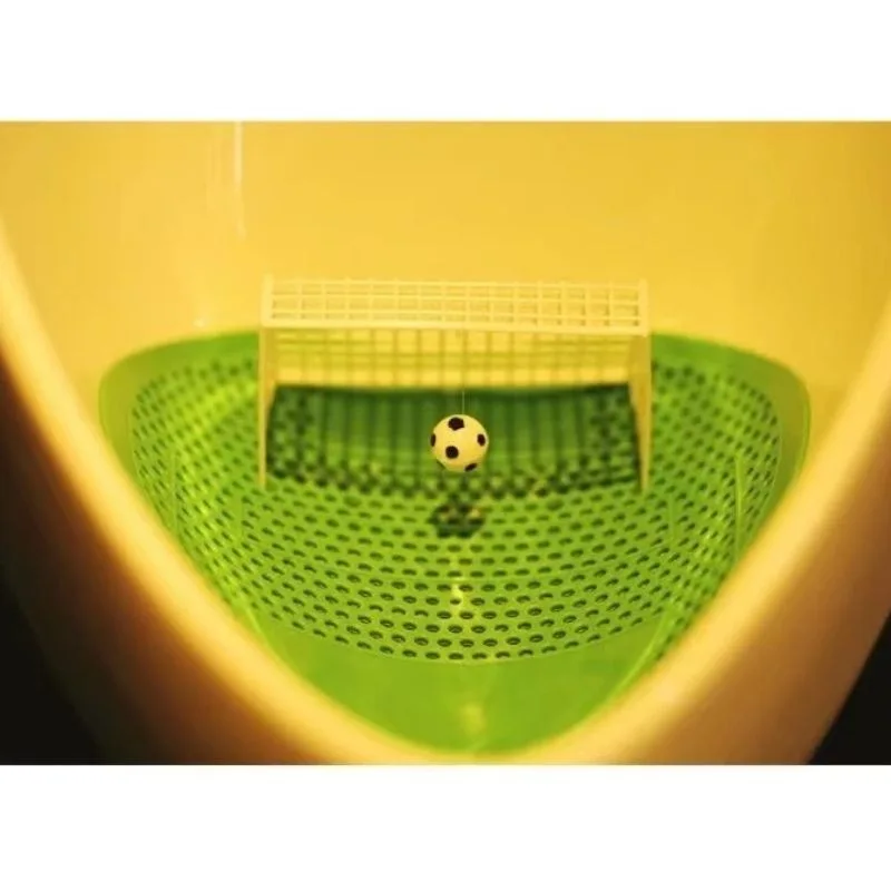 Men's Disposable PVC Urinal Drain Sheet Football Goal Anti-Clogging ...